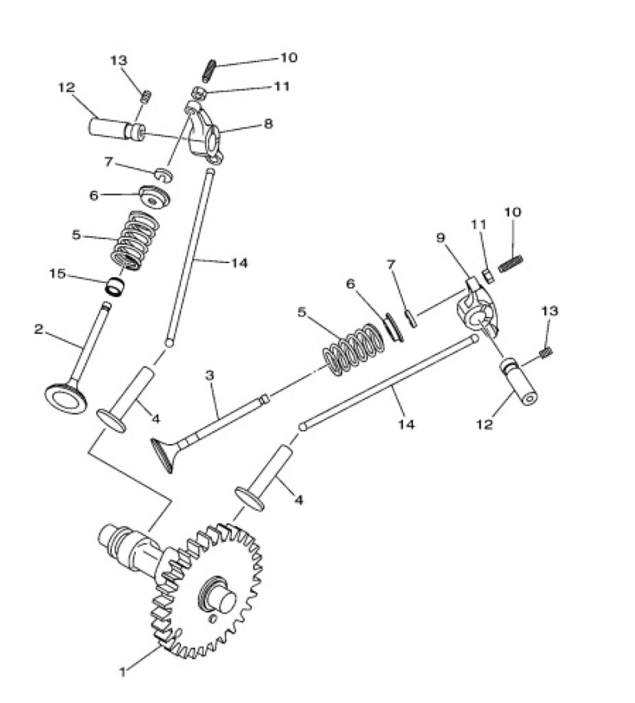 Yamaha Mz300 Parts Diagram at Jamie Crews blog